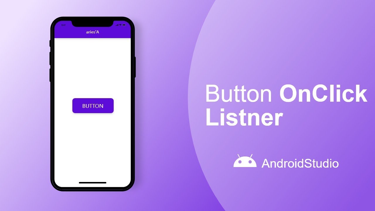 OnClickListener button - Android Studio Tutorial