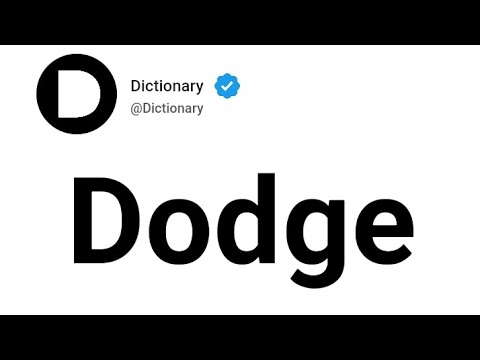 Dodge Meaning In English