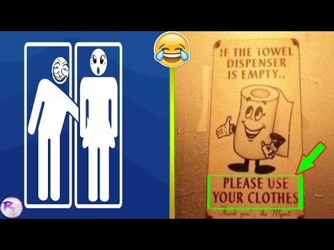 Most Funniest Bathroom Signs