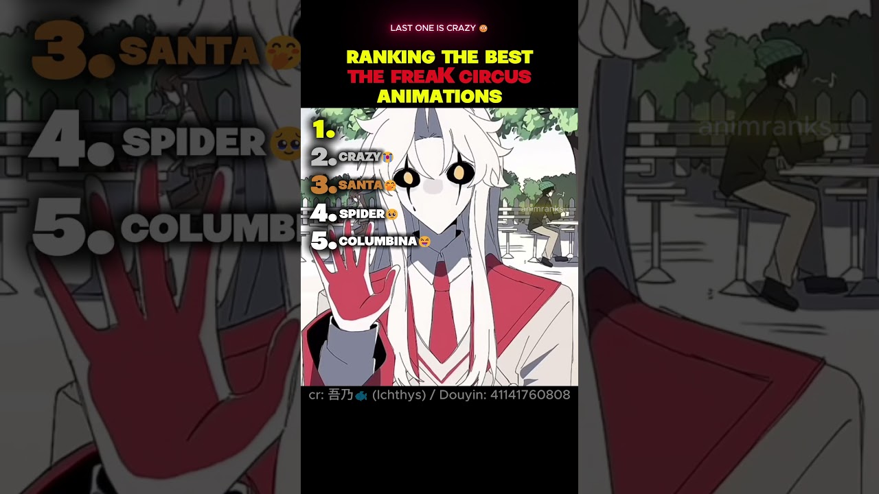 Ranking The Best The Freak Circus Animations #thefreakcircus #tfc #pierrot #harlequin #animation