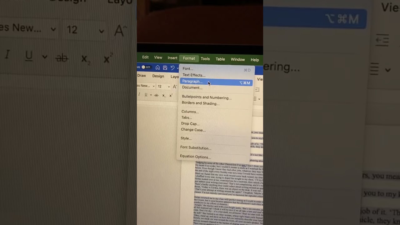 How I set my pages up in Microsoft Word for novel writing