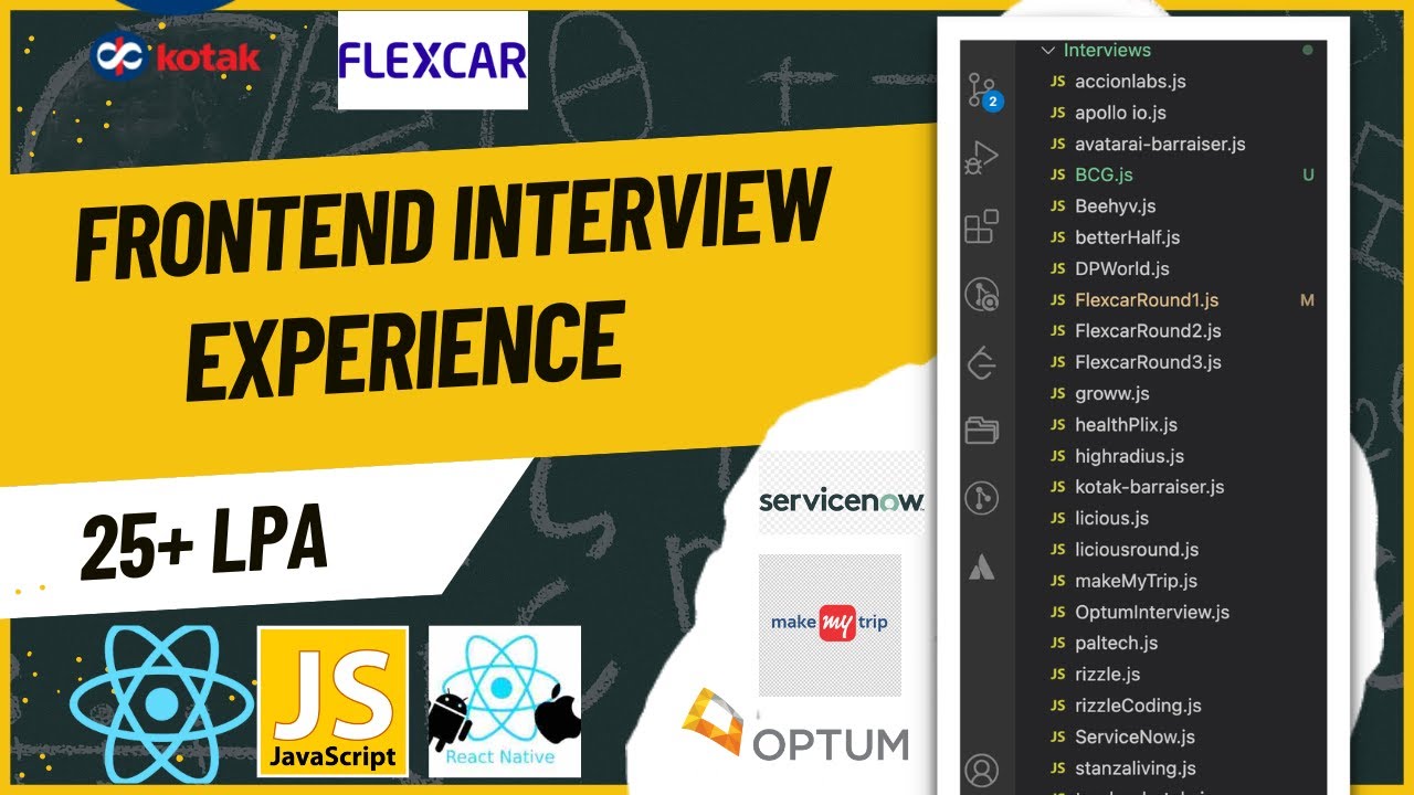(Q-1). JavaScript Interview questions with Explaination | JavaScript | Frontend | Interview