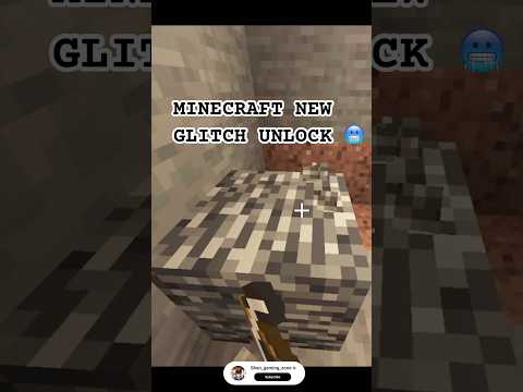 MINECRAFT NEW GLITCH UNLOCK ????????????