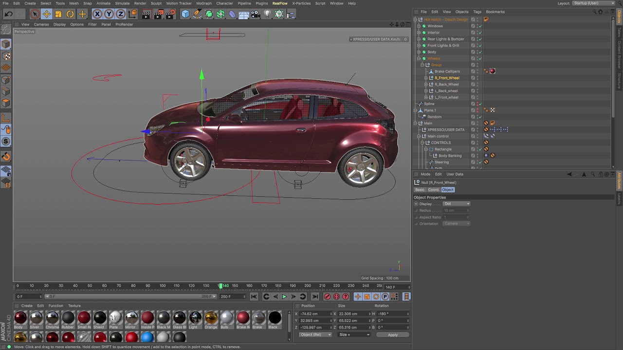 Car rig con cinema 4d - Tutorial - Blog - C4Dzone