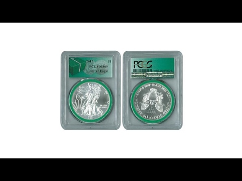 2017 MS69 PCGS Silver Eagle Coin AutoShip