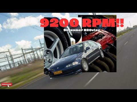 9200rpm All Motor B20vtec || A screamer of note!!