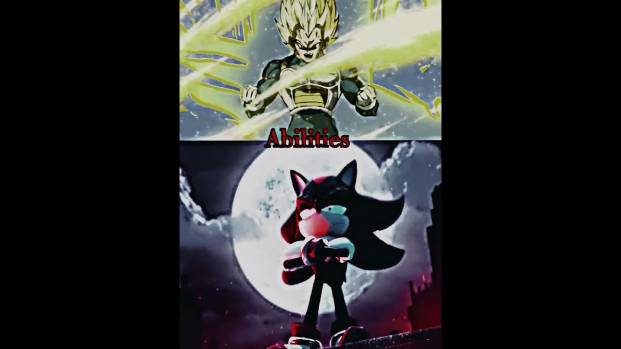 Vegeta vs shadow the hedgehog (Remake)