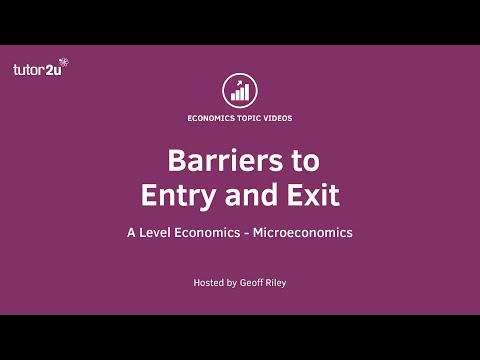 Barriers to Entry