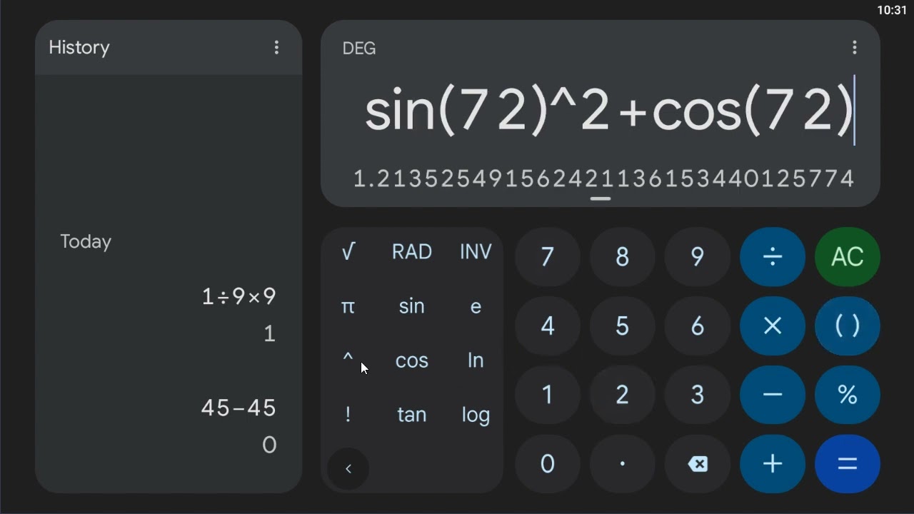 Google Calculator - Precision Bug