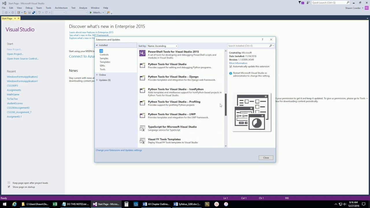 Chapter 2   Visual Studio IDE