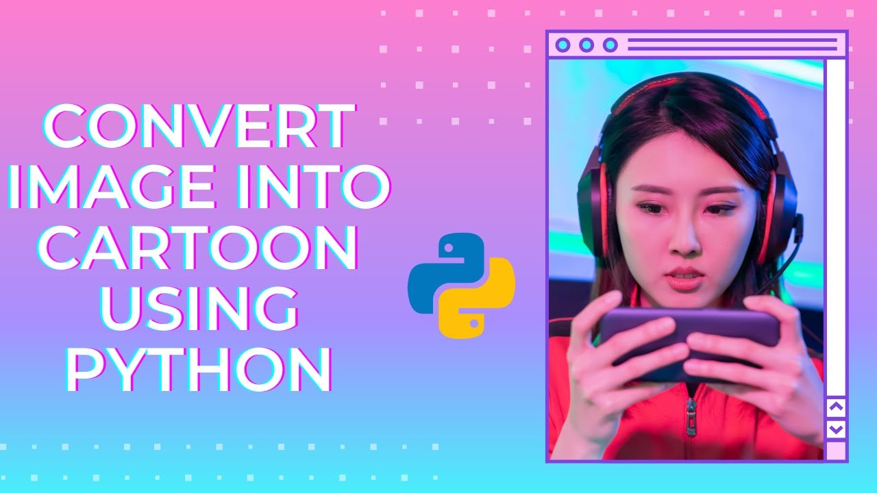 Convert image into cartoon using python 🔴 | cartoon effect | python |