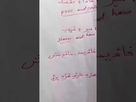 Sindhi to English word /Sindhi word