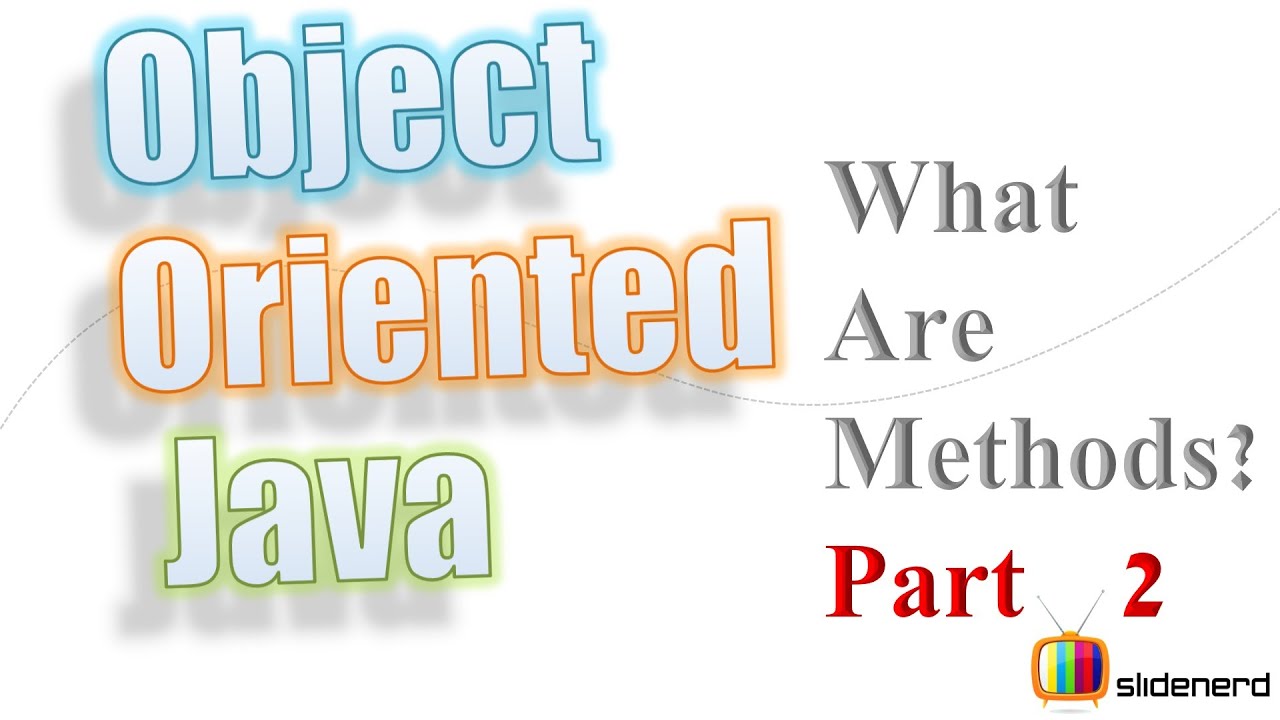 3 Java Methods and Classes Part 2 |