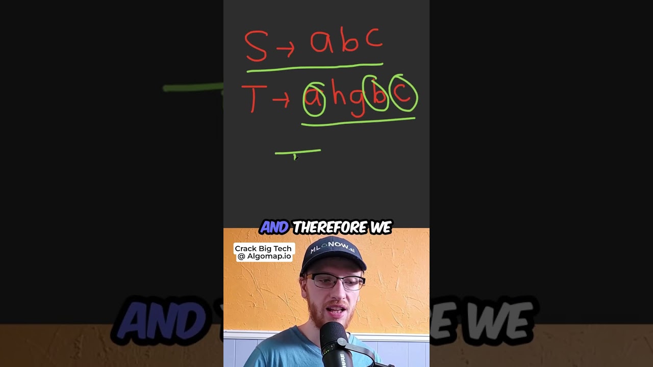 Super Easy FAANG Interview Question! Is Subsequence - Leetcode 392