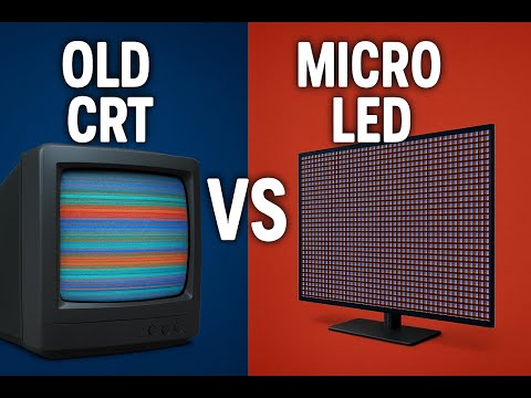 CRT vs Micro LED: 100 Years of Tech Evolution in 1 Video!