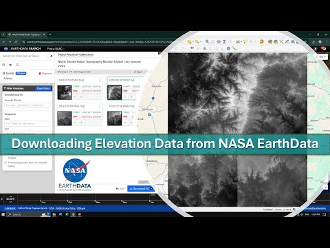 Downloading Elevation Data from NASA EarthData | Free