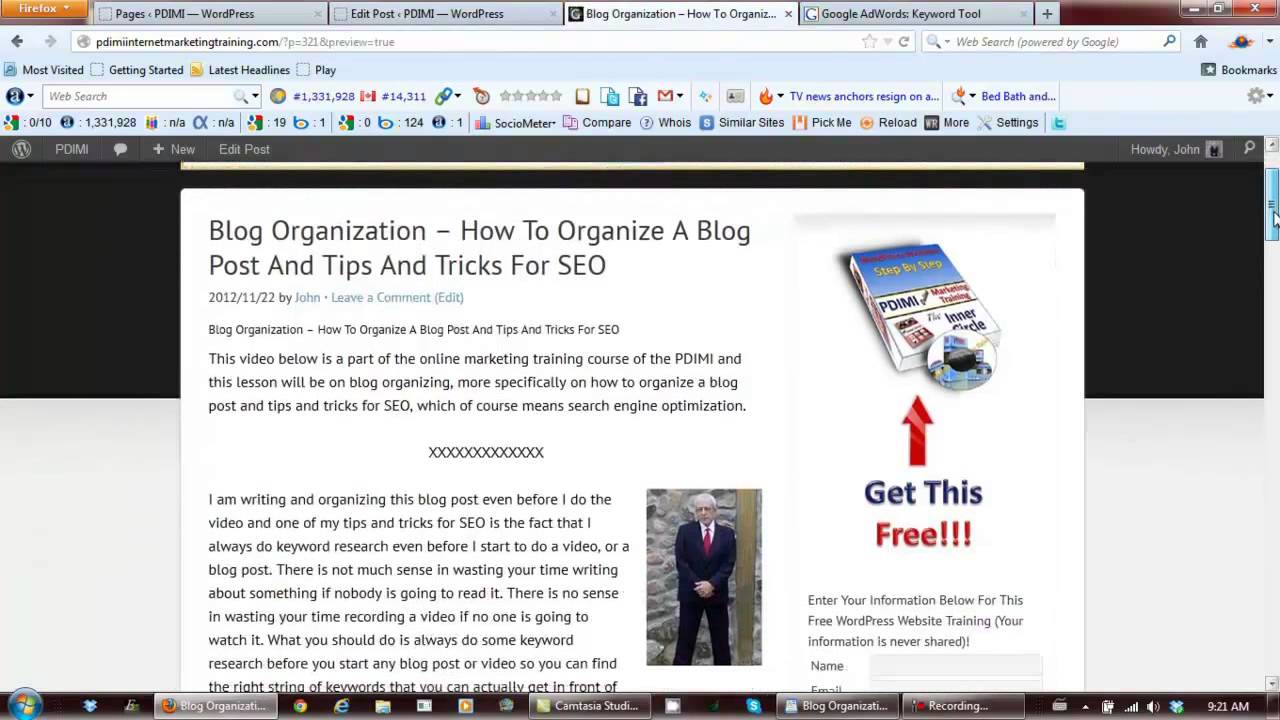 Search Engine Optimization Techniques PDF Part 2 Video 2