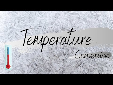 TEMPERATURE CONVERSION/ Convert Fahrenheit to Celsius/Kelvin and vice versa