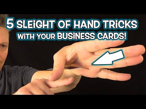 Magic with YOUR BUSINESS CARDS! (Simple Tricks Revealed!)