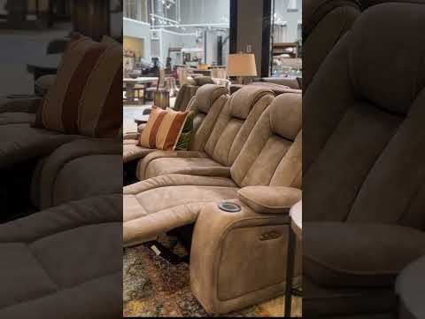 Don’t miss out on true leisure! Shop the Daughtrey Power Reclining Sofa from Furniture Row!