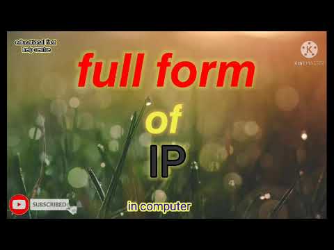 full form of IP in subject computer by educational fast help centre .