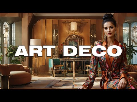 Art Deco Interior Design, The Bold and Luxurious Aesthetic that gained Prominence [4K]