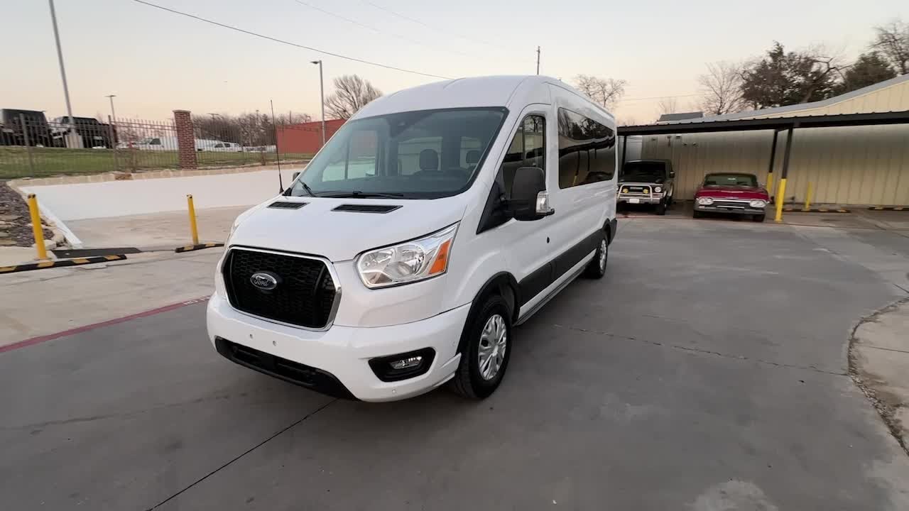 2021 Ford Transit 350 PASSENGER VAN MEDIUM ROOF XLT BLIND SPOT ASSIS TX Carrollton, Dallas, Lew...