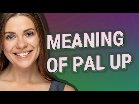Pal up | meaning of Pal up