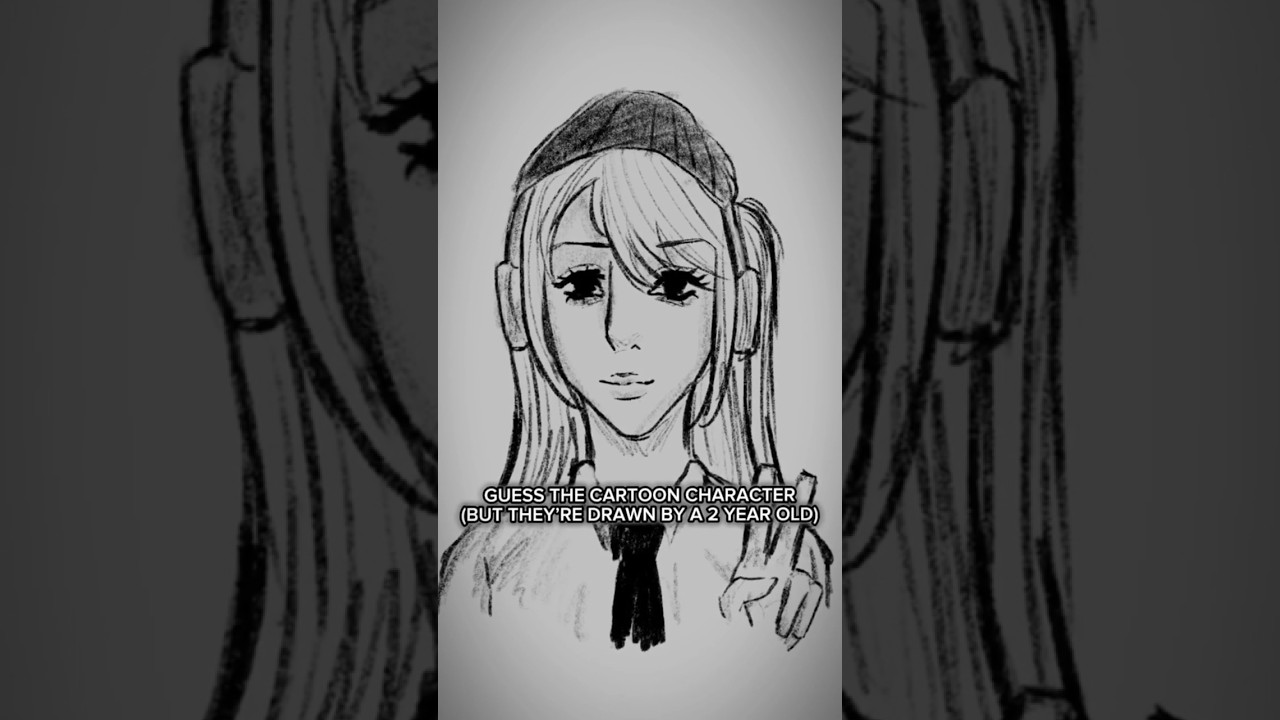 GUESS The Cartoon CHARACTERS (BUT they’re drawn by a 2 YEAR OLD👶) #art #animationart #animation