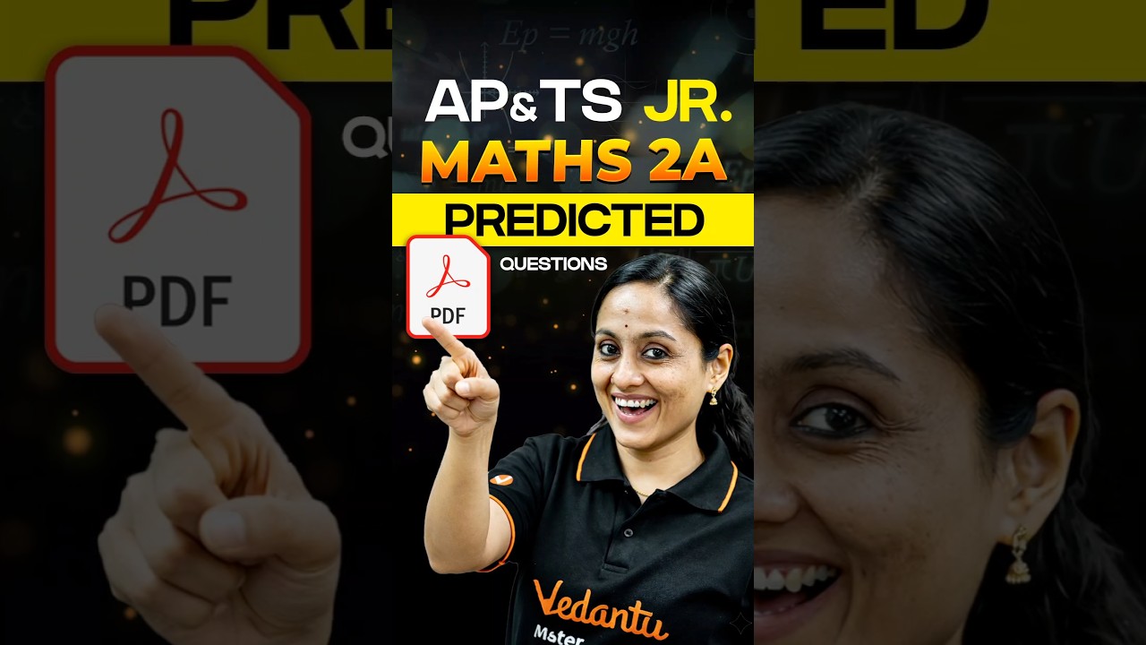 IPE 2026: Maths 2A Gunshot Questions PDF Leaked? #vedantutelugu #ipepreparation