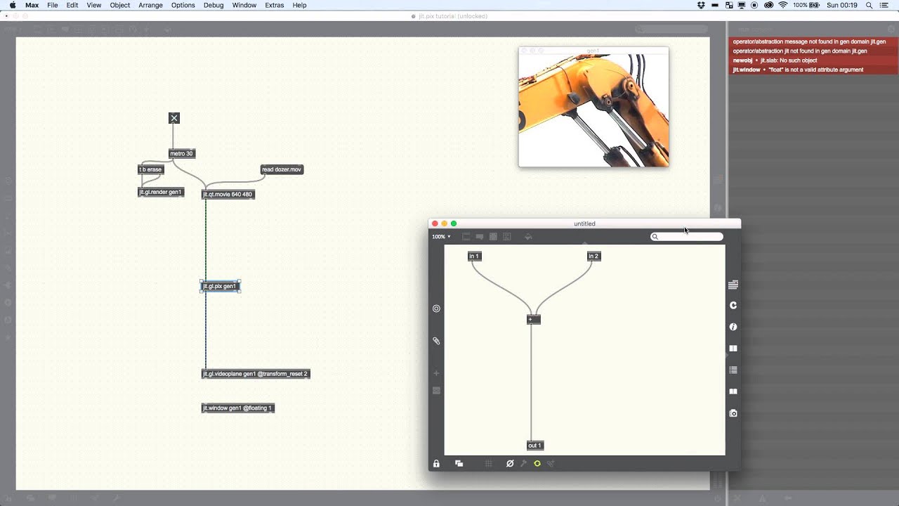 MAX MSP 7 TUTORIAL: PSYCHEDELIC JIT GL GEN VIDEO MANIPULATOR