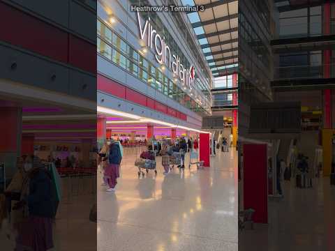 TOUR OF TERMINAL 3 AT HEATHROW INTERNATIONAL AIRPORT #travel #airport #terminal @LHRHeathrow