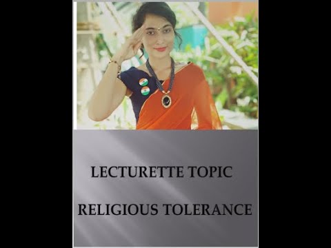 SSB_LECTURETTE_IMPORTANT_TOPIC#Religious Tolerance