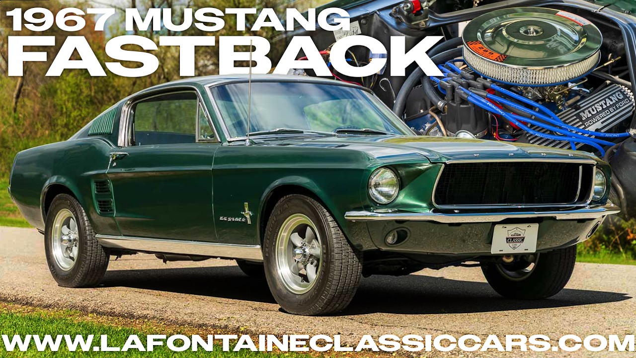 1967 Ford Mustang Fastback 4-Speed Dark Moss Green (FOR SALE)