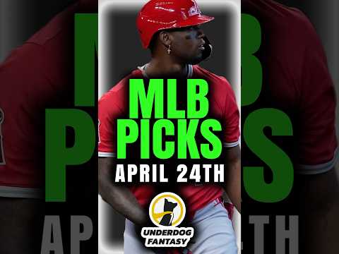 BEST Underdog MLB Picks Today (4/24/25) | Underdog Fantasy Promo Code