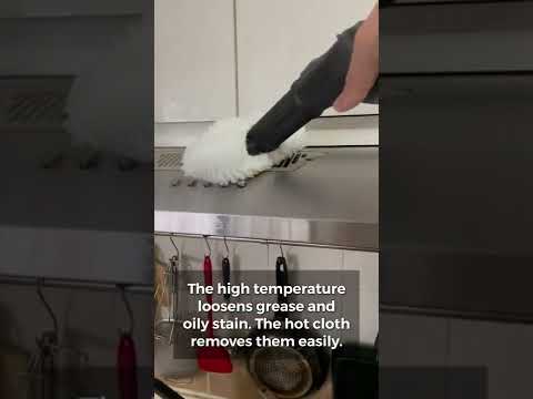 Karcher SC 2 - Steam Cleaning a Kitchen Hood