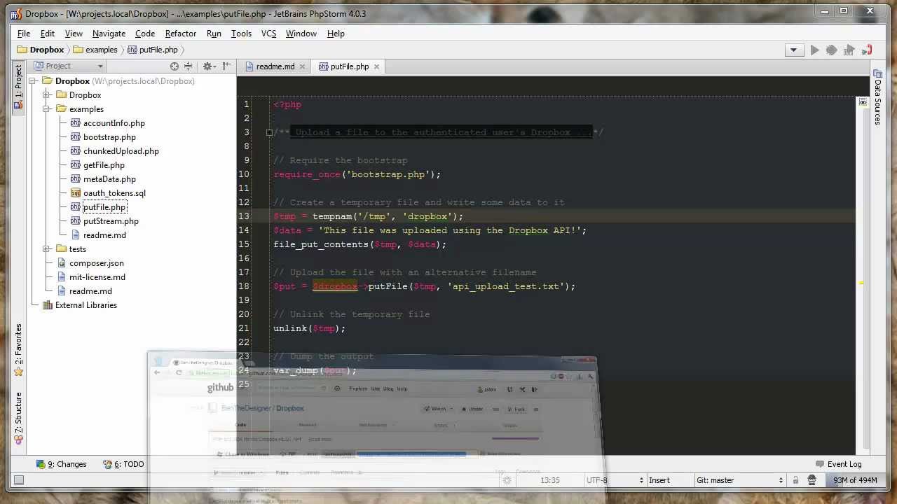 phpStorm GitHub cloning