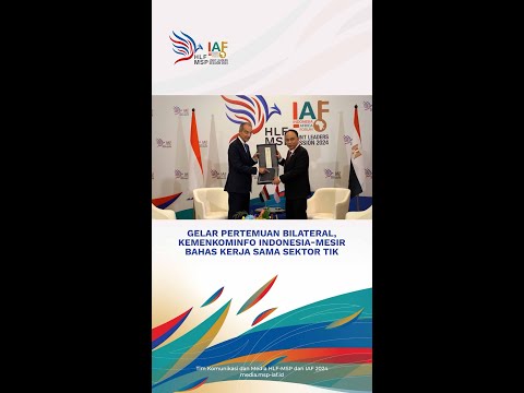 Gelar Pertemuan Bilateral, Kemenkominfo Indonesia-Mesir Bahas Kerja Sama Sektor TIK