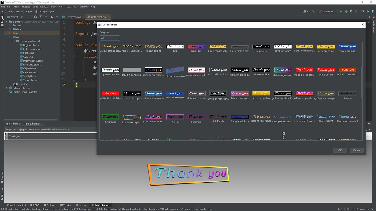 Applet Runner 2.5 - Live Compile Java and More Applets in Bookmarks