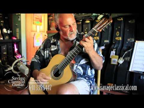 2002 Alan Chapman Bendaway Classical Guitar - Savage Classical Guitar