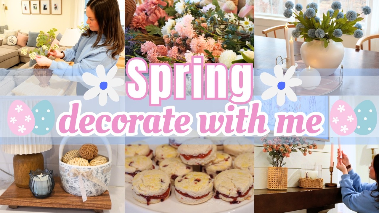 NEW Spring Decorate With Me 2026! Home Decor Ideas For Spring! Spring Decor Haul and Decorate