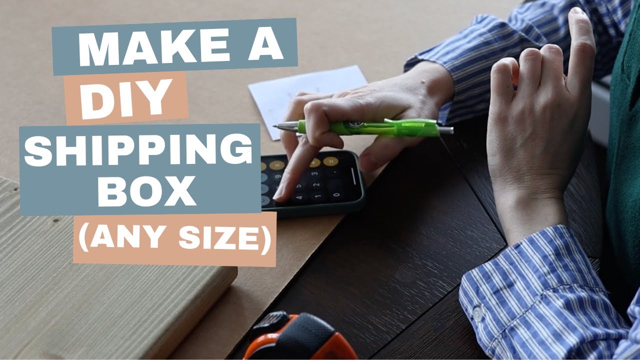 Make a DIY Custom Shipping Box with Simple Supplies (in Any Size)