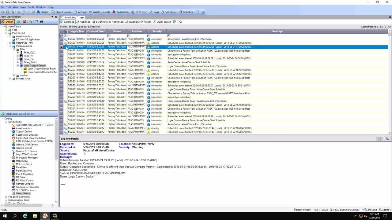 Configuring a Custom Device asset using AutoIt scripting in FactoryTalk AssetCentre