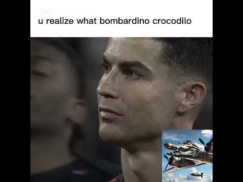 when u realize what bombardino crocodilo means😥|#bombardinocrocodilo#football