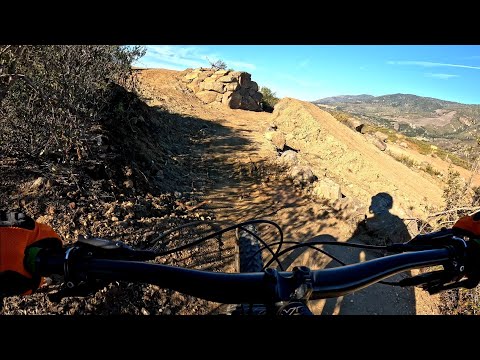 MTB - Coyote Chase - Luiseño bike park - First time down - 4K - 12-28-23