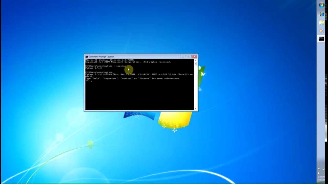 Installing python 2.5.4  - Using Kay Framework on Eclipse(1/6)