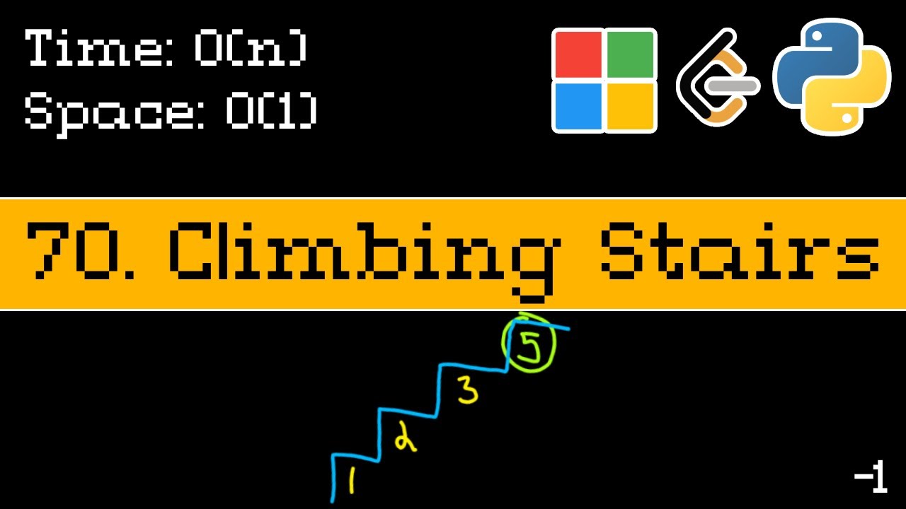 Climbing Stairs - Leetcode 70 - Blind 75 Explained - Dynamic Programming - Python