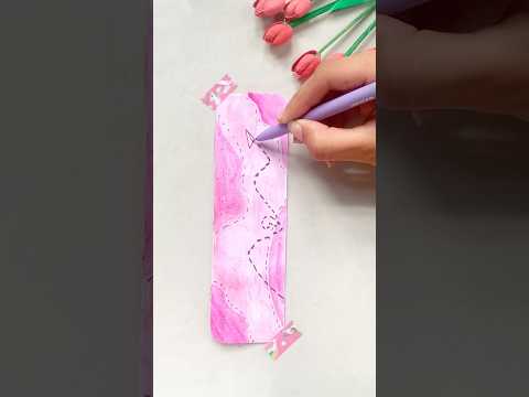 Easy boommark idea💡 #tiktok #art #drawingideas #diy #artscraft #trending #youtubeshorts #shorts