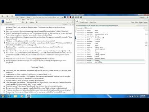 Search for all forms of a Greek word with Logos 4