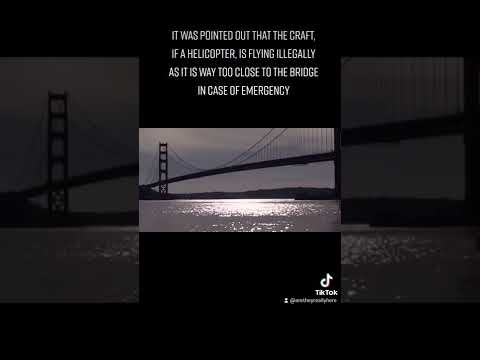 SAN FRANCISCO UFO FLIES THROUGU GOLDEN GATE BRIDGE
